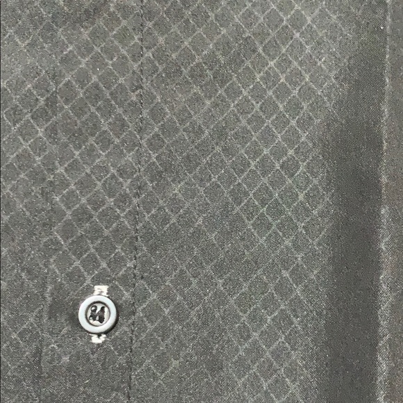 VSKA | Shirts | Vska Mens Dress Shirt Diamond Button Up Black | Poshmark
